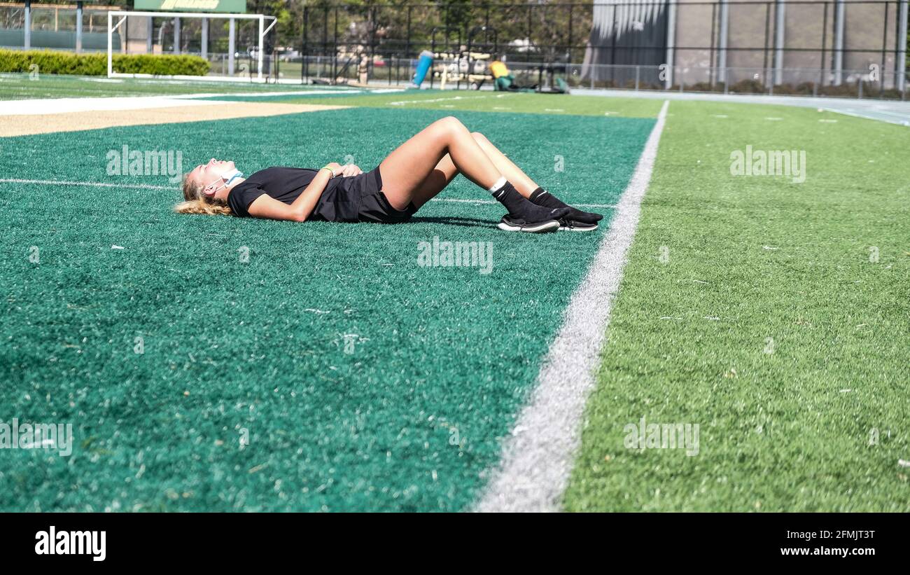 Tired runner ground hi-res stock photography and images - Alamy