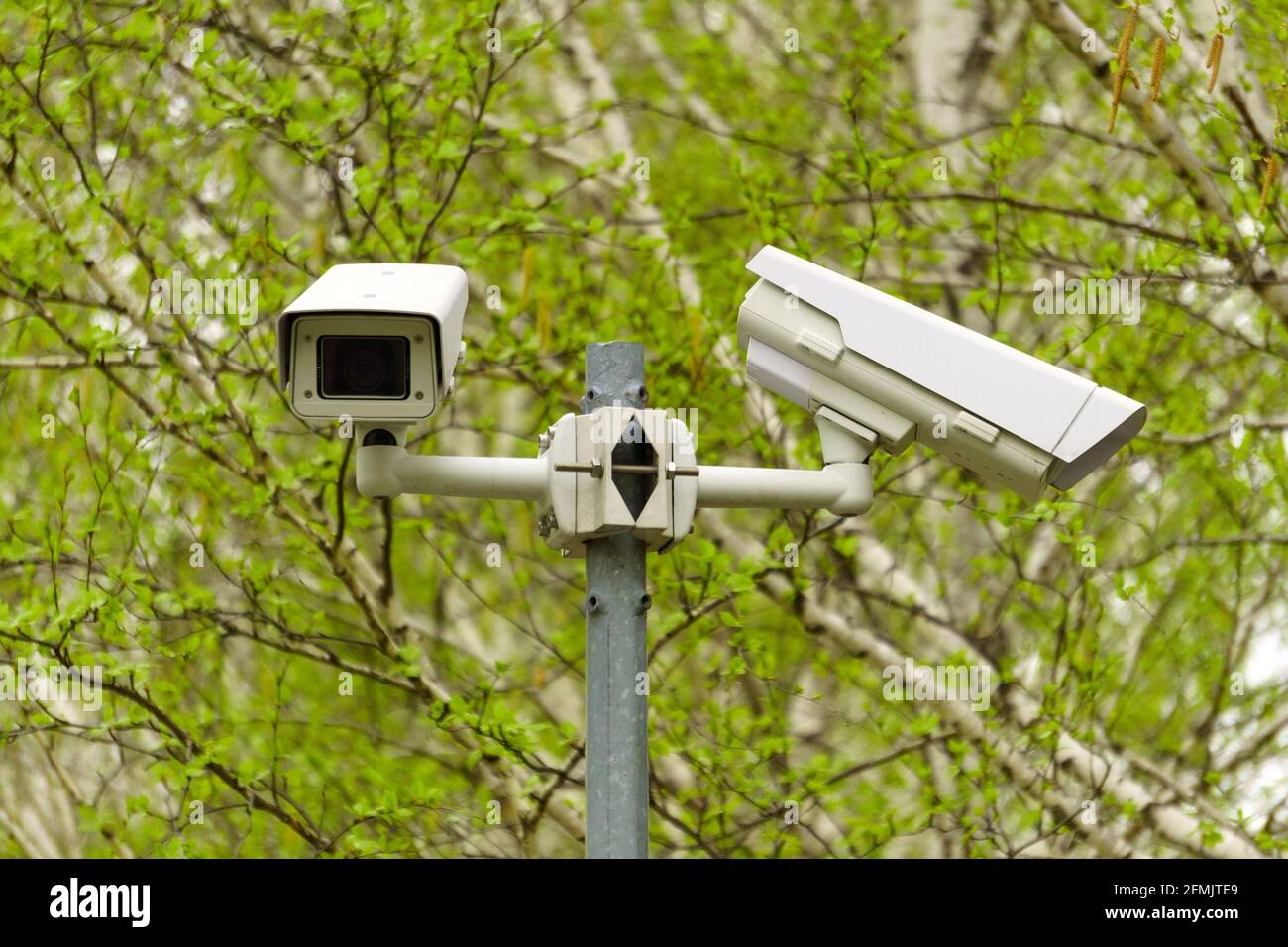 IP CCTV camera is home security system concept. Selective Focus Stock ...