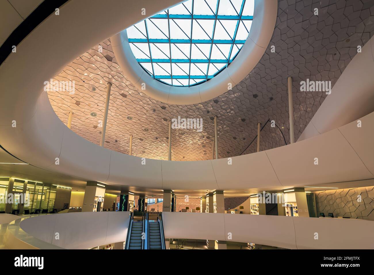 Inside of King Abdulaziz Center for World Culture (Ithra) City :Dammam ...