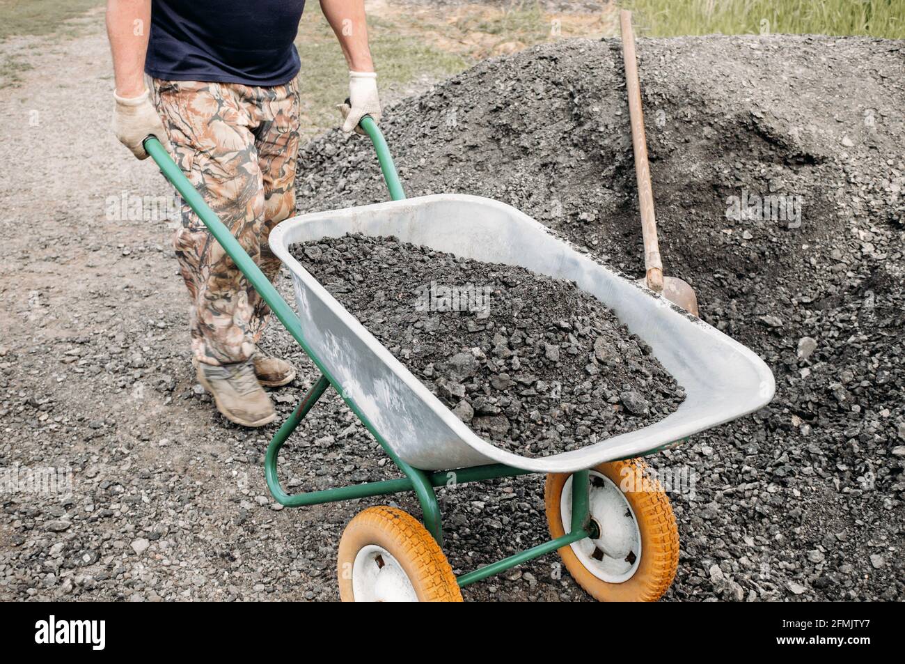 Backfilling soil hi-res stock photography and images - Alamy