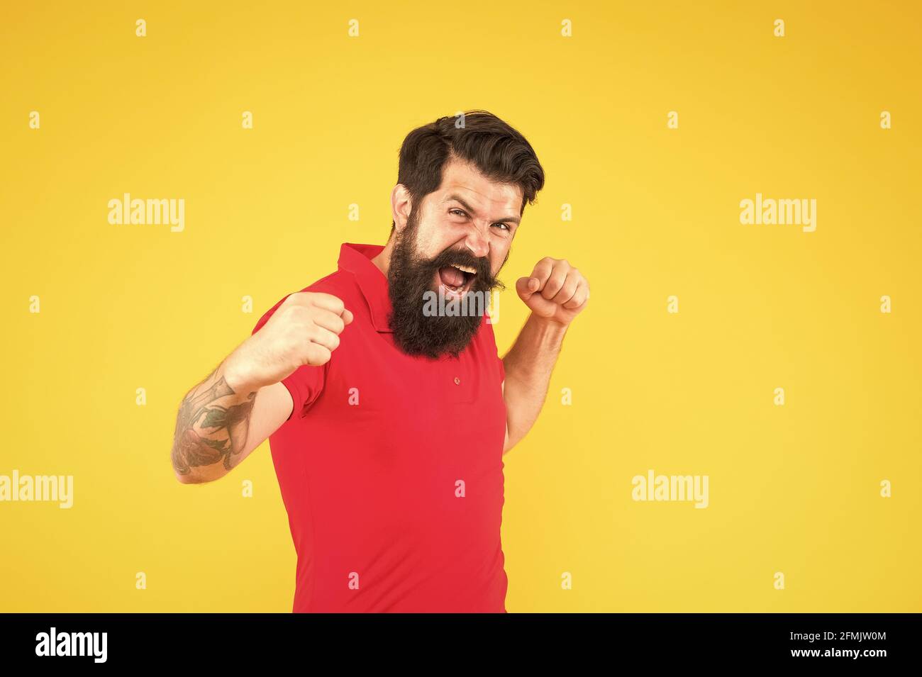 Got himself a real winner Happy winner celebrate yellow background ...