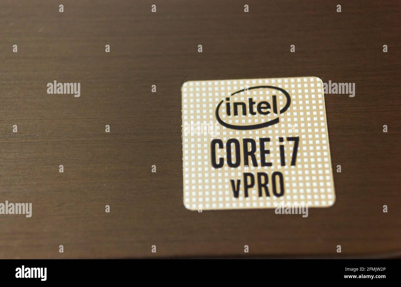 Intel sticker hi-res stock photography and images - Alamy