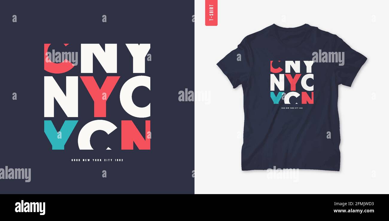 New York City letter t-shirt design, poster, typography. Vector ...