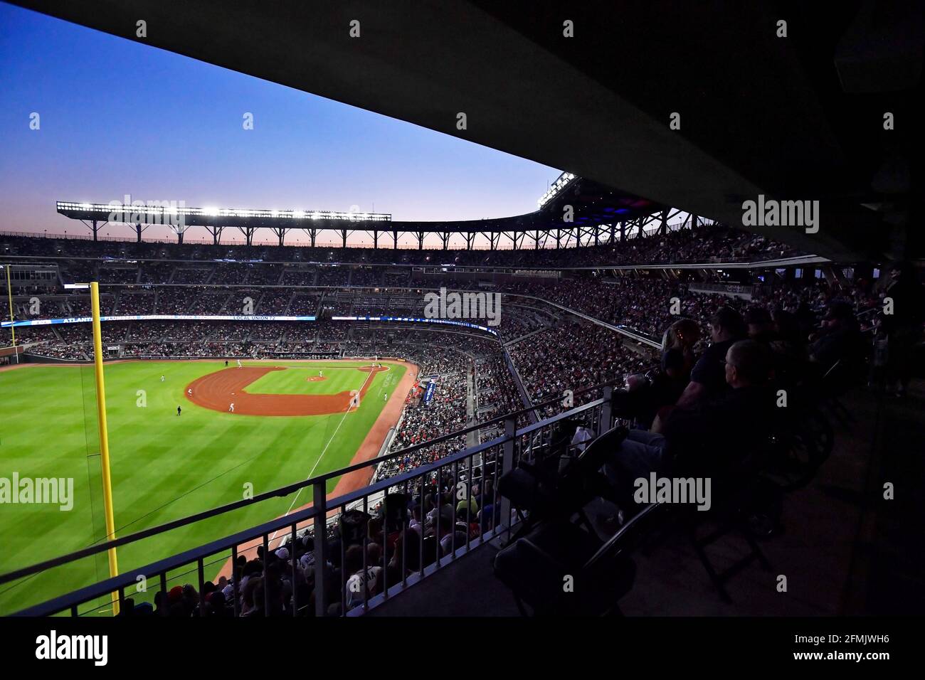 May 08, 2021: A full capacity crowd attends a MLB game between the ...