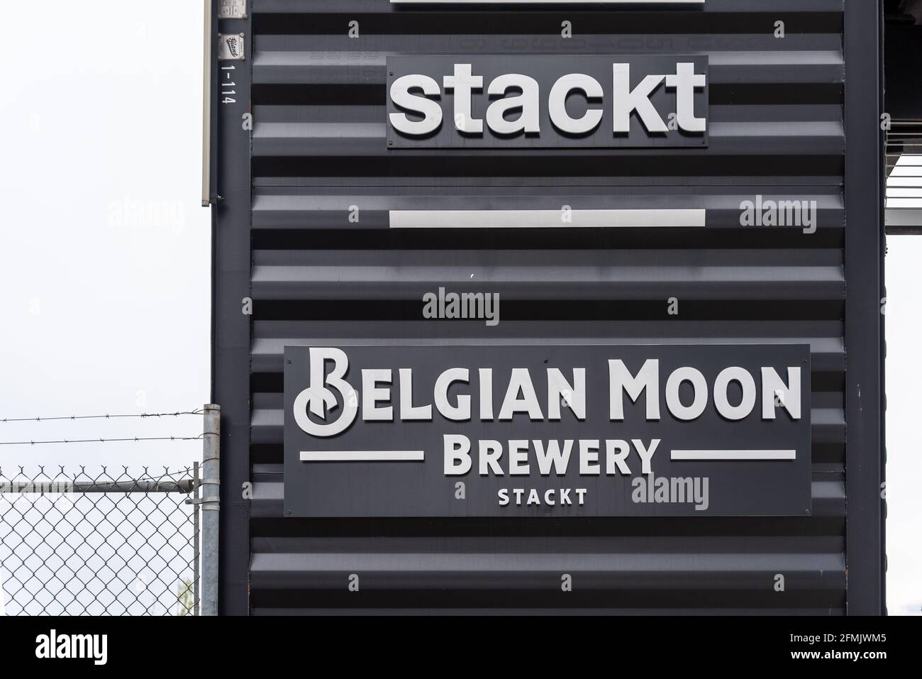 Stackt Belgian Brewery Market in Bathurst Street in Toronto, Canada ...