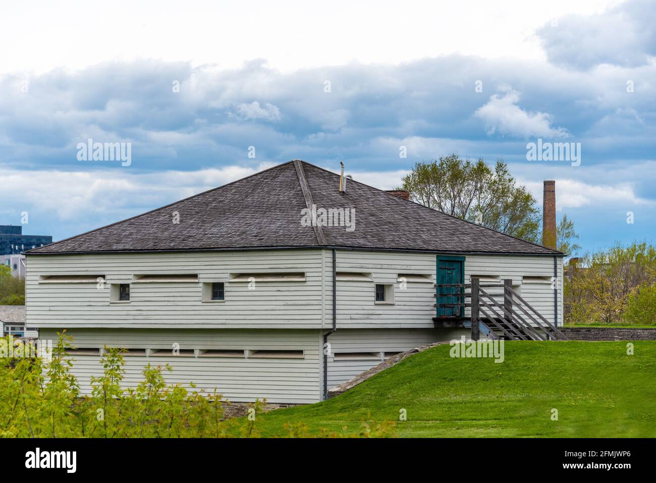Fort York colonial architecture in Toronto, Canada. The famous place is ...