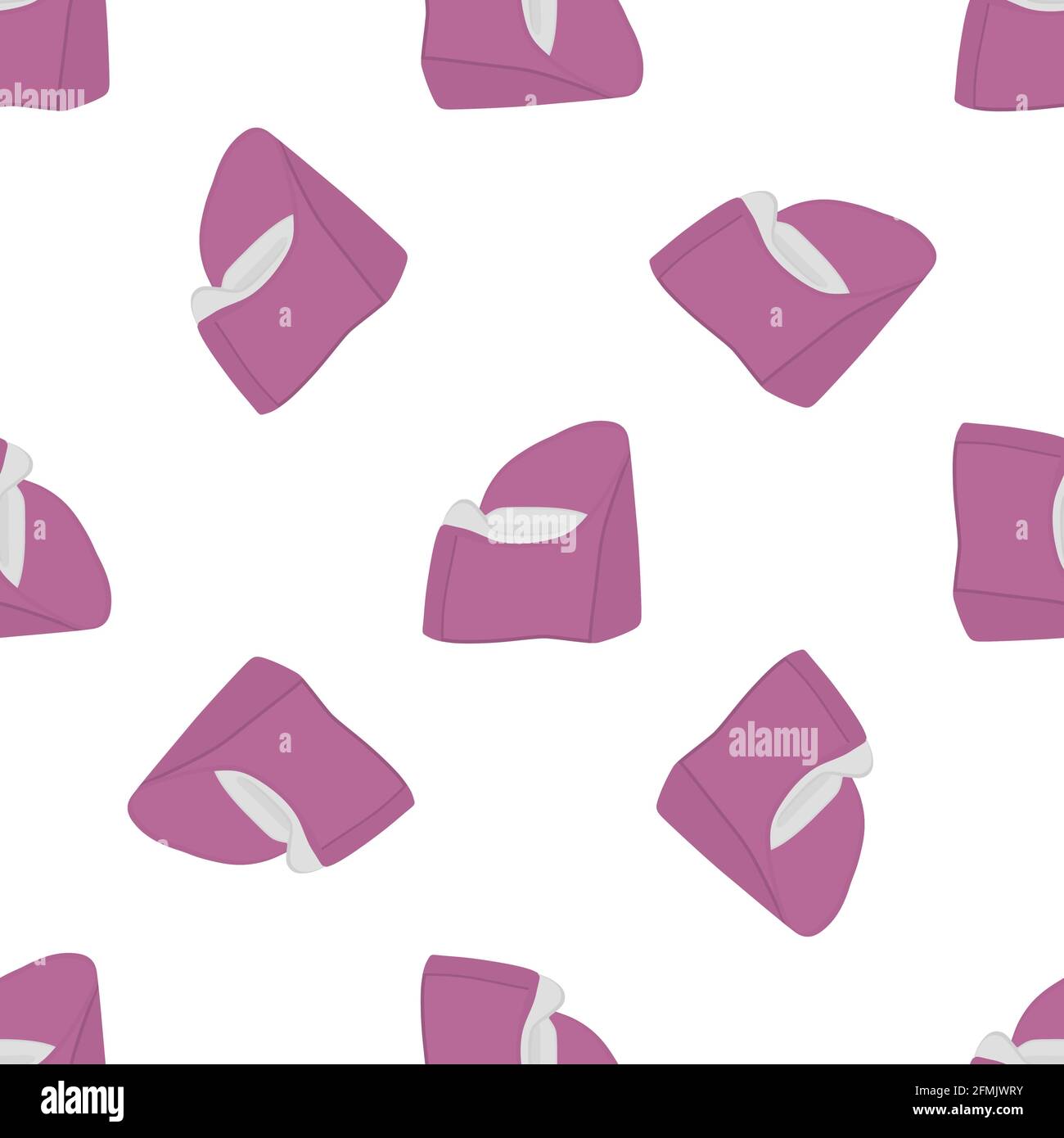 Abstract seamless plastic baby pots with comfortable handle, kid potty ...