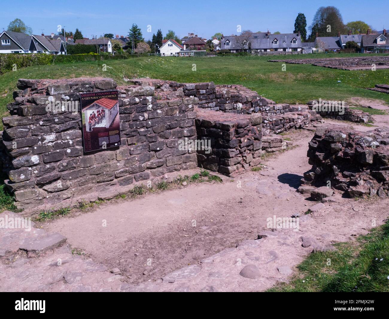 Caerleon roman fort barracksruins hi-res stock photography and images ...