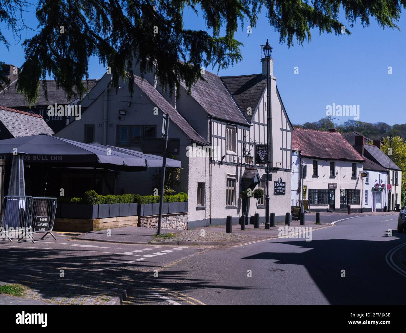 Site of a notable roman legionary fortress isca augusta hi-res stock ...