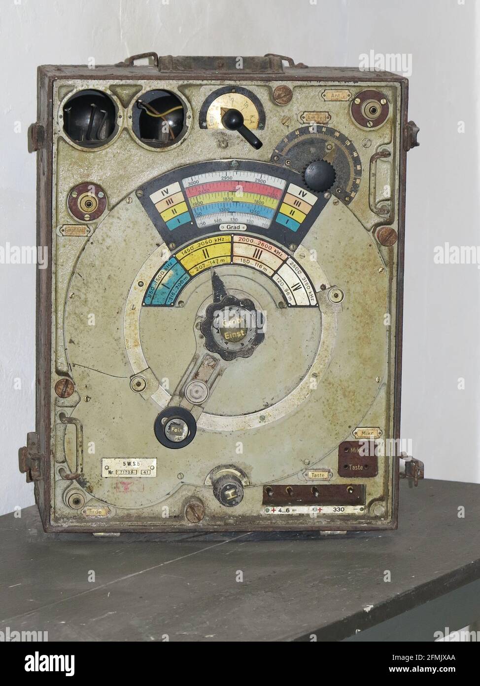 German Radio from WWII in the Jersey War Tunnels on the Channel Islands ...