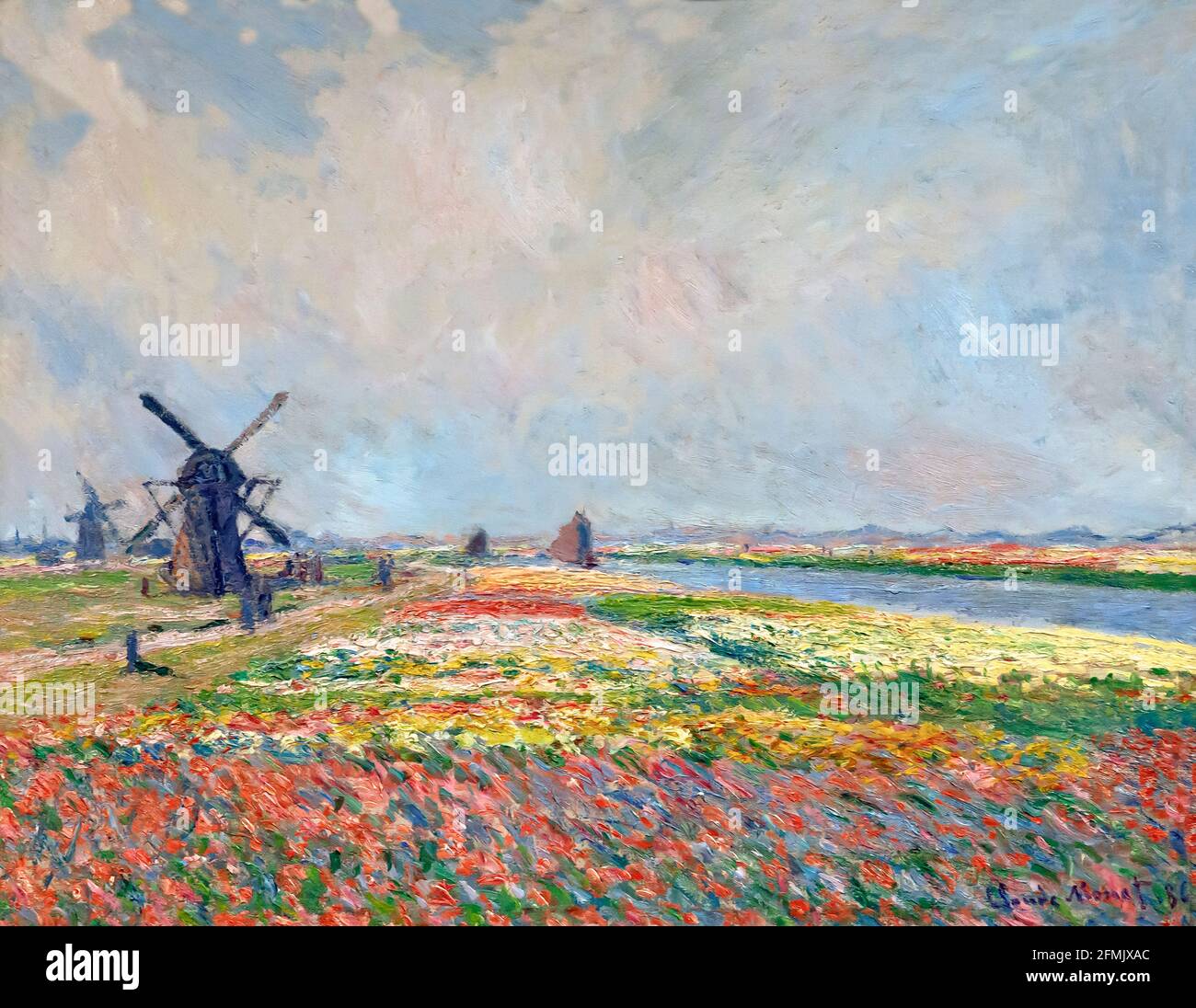 Tulip Fields near The Hague, Claude Monet,1886 Stock Photo - Alamy