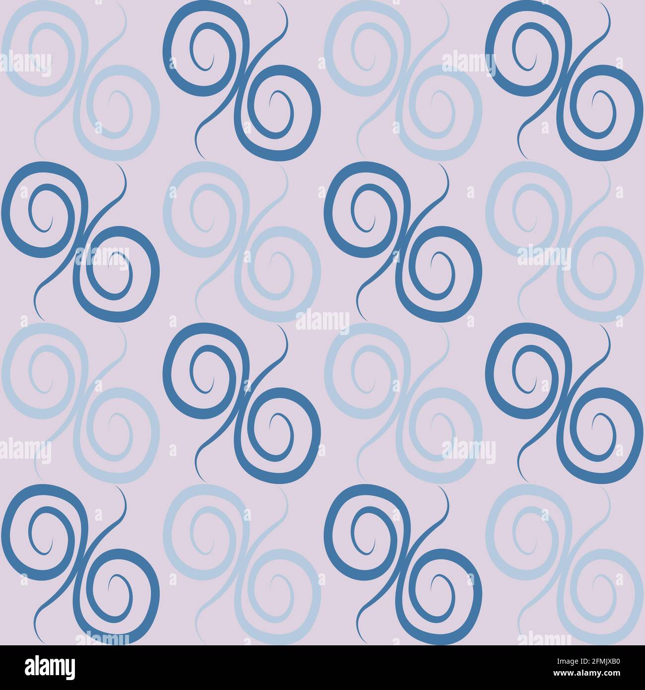 Seamless texture, pattern on a square background - colored curls ...