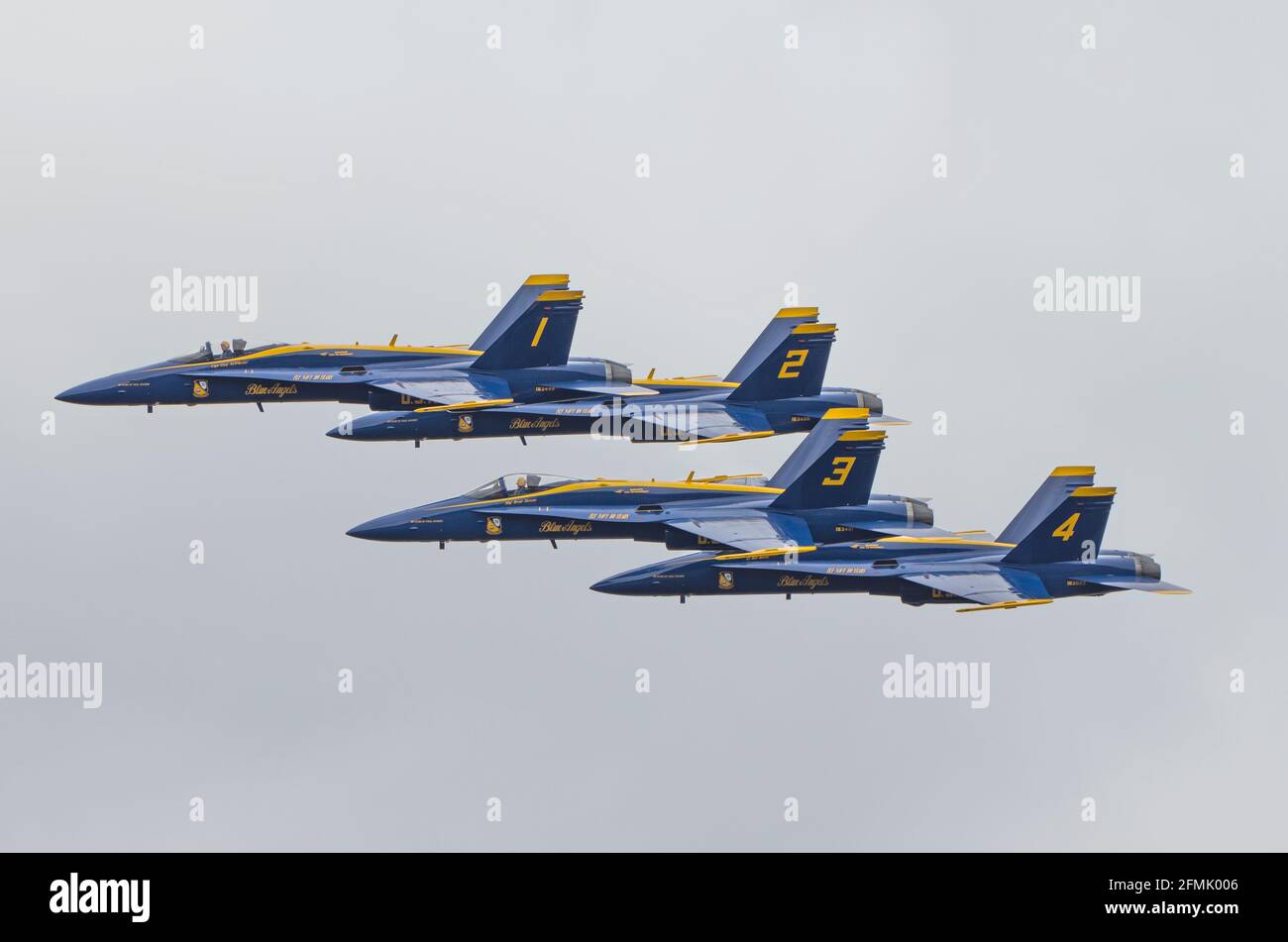 The Blue Angels display over Seattle Stock Photo - Alamy