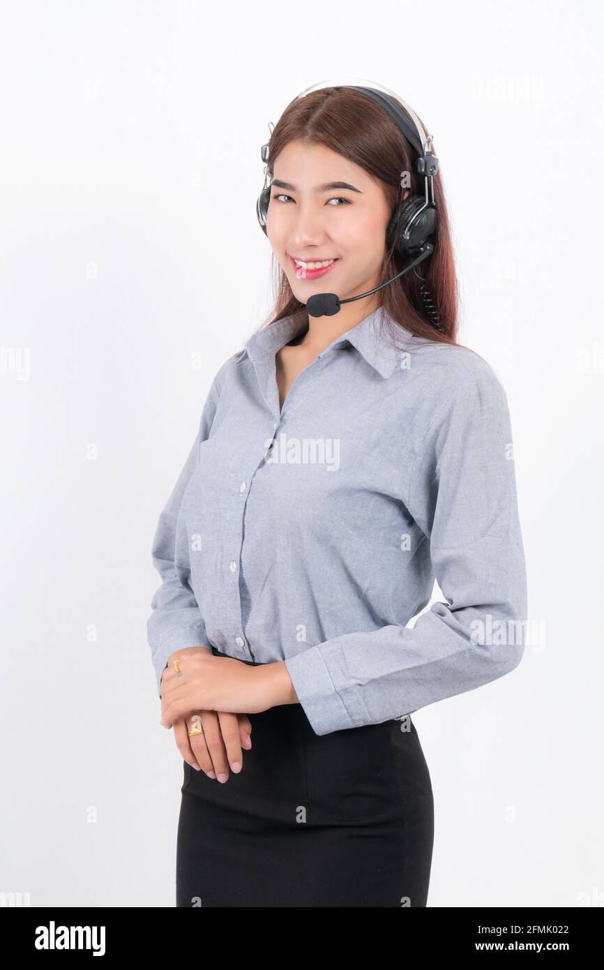 Standing smiling side by side communication holding microphone hi-res stock photography and ...