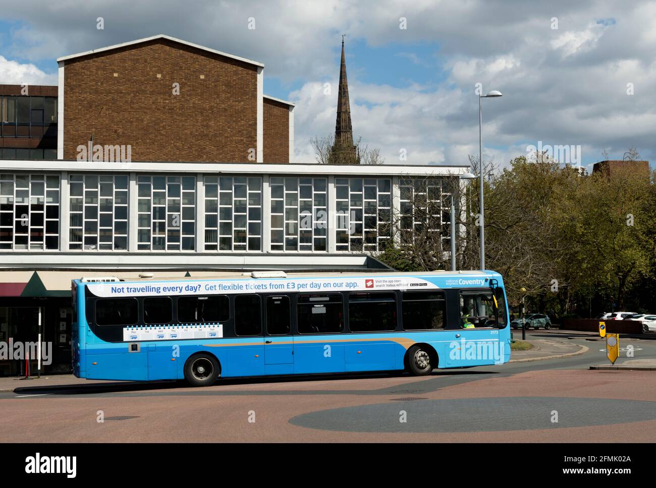 National Express West Midlands bus in New Union Street, Coventry, West ...