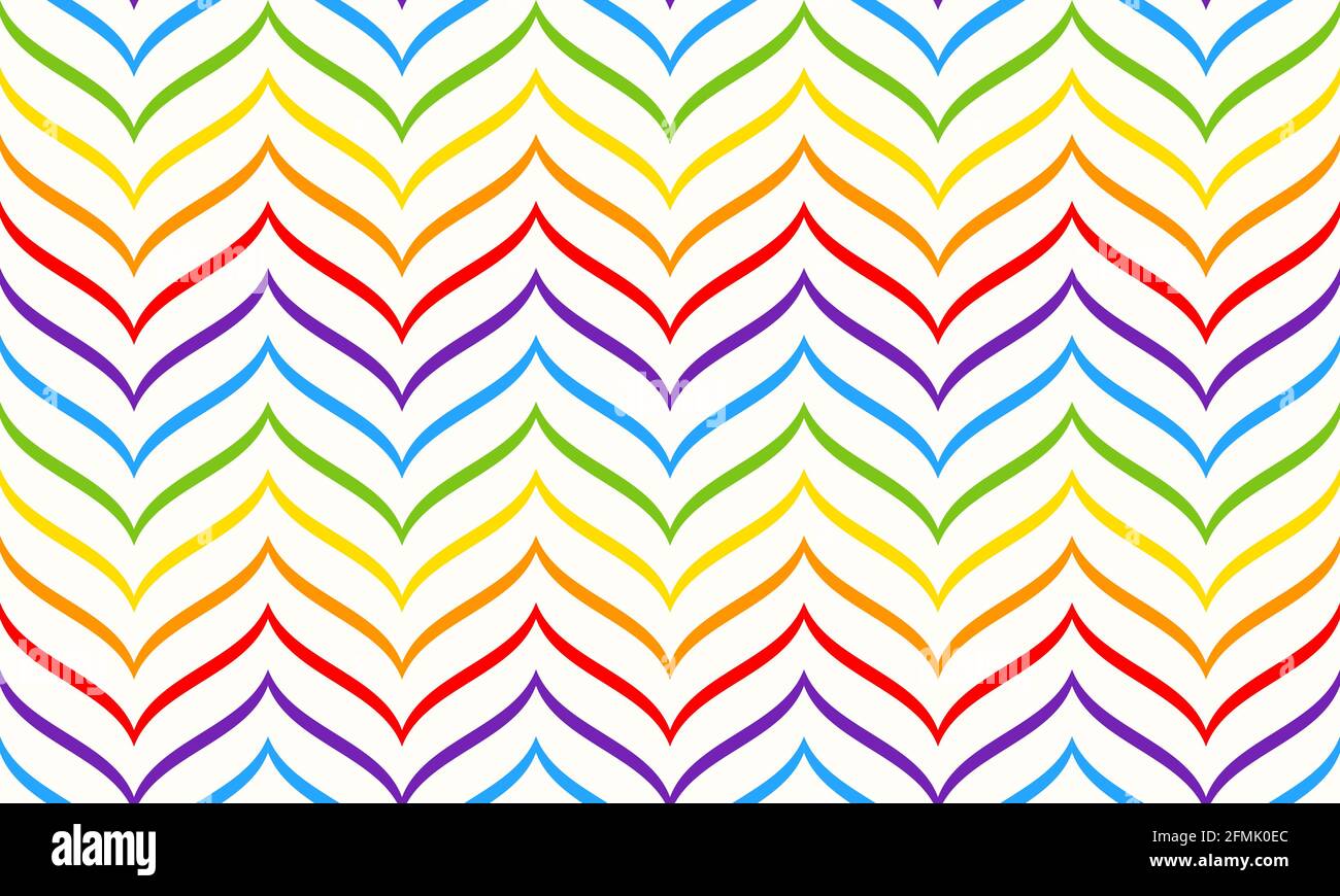 Rainbow Chevron Template