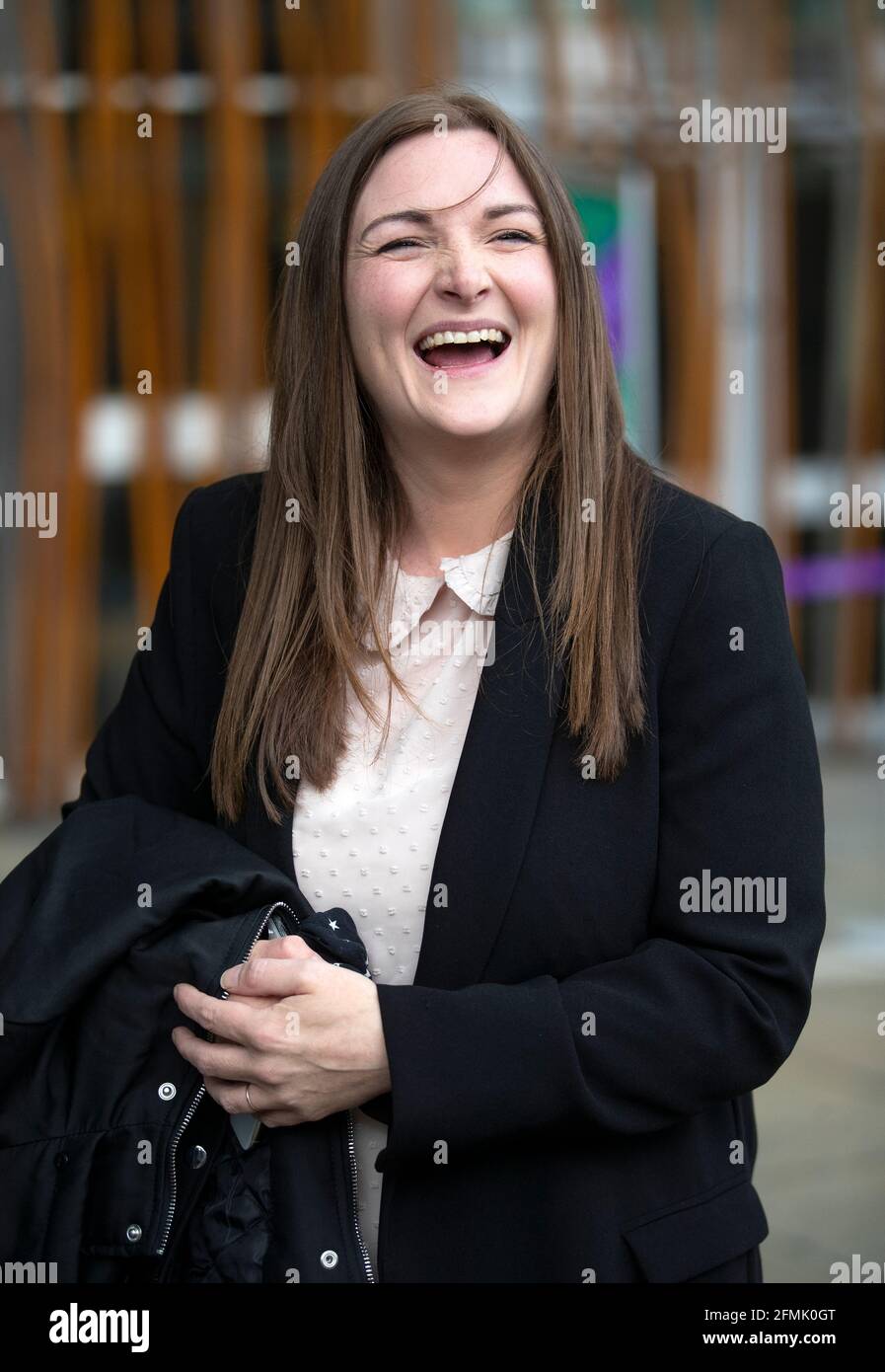 Scottish National Party's (SNP) newly elected Natalie Don arrives for ...