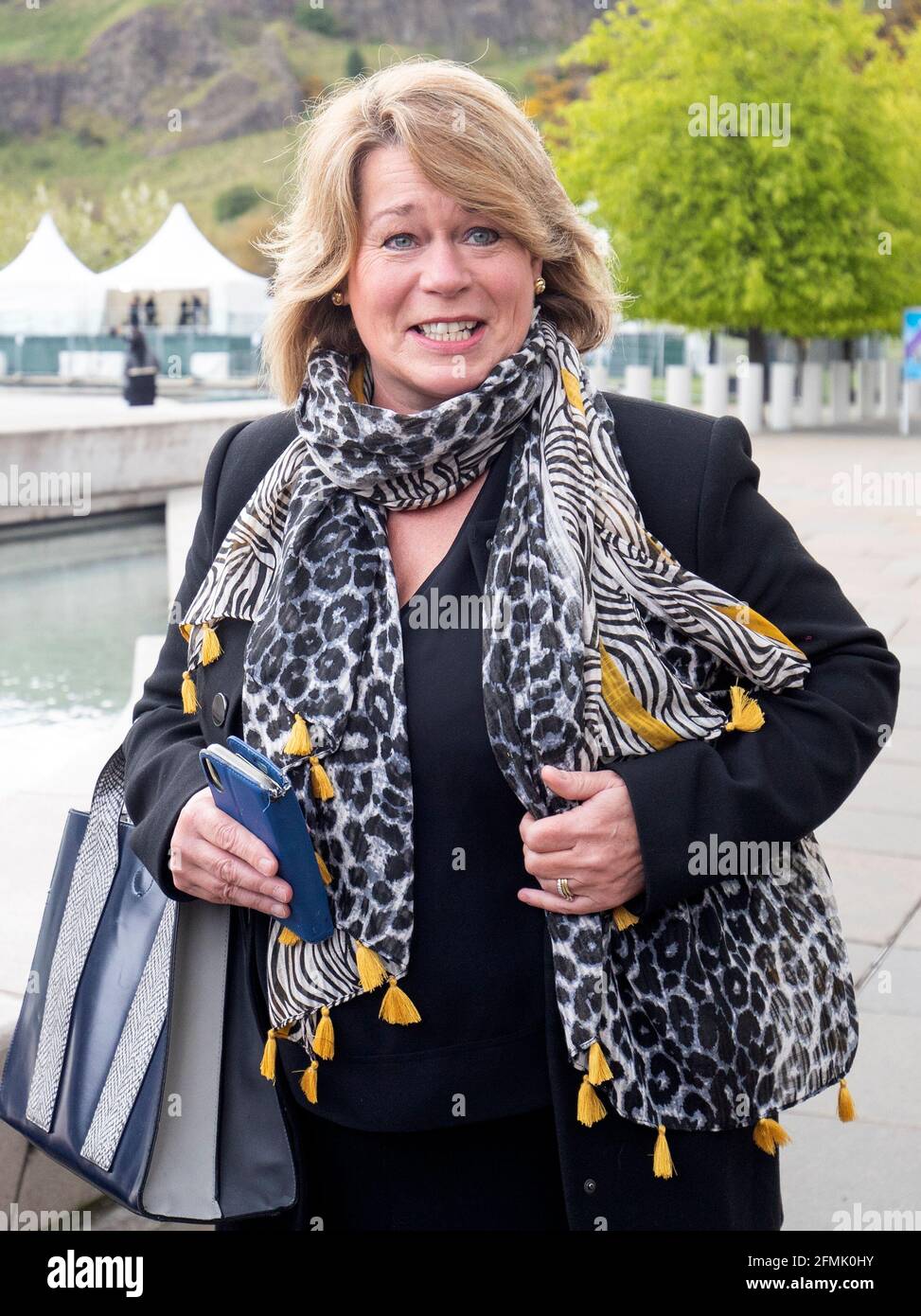 Scottish National Party's (SNP) newly elected Michelle Thomson arrives ...