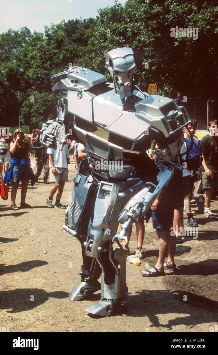 Giant Robot at the Glastonbury Festival 1999 Stock Photo - Alamy