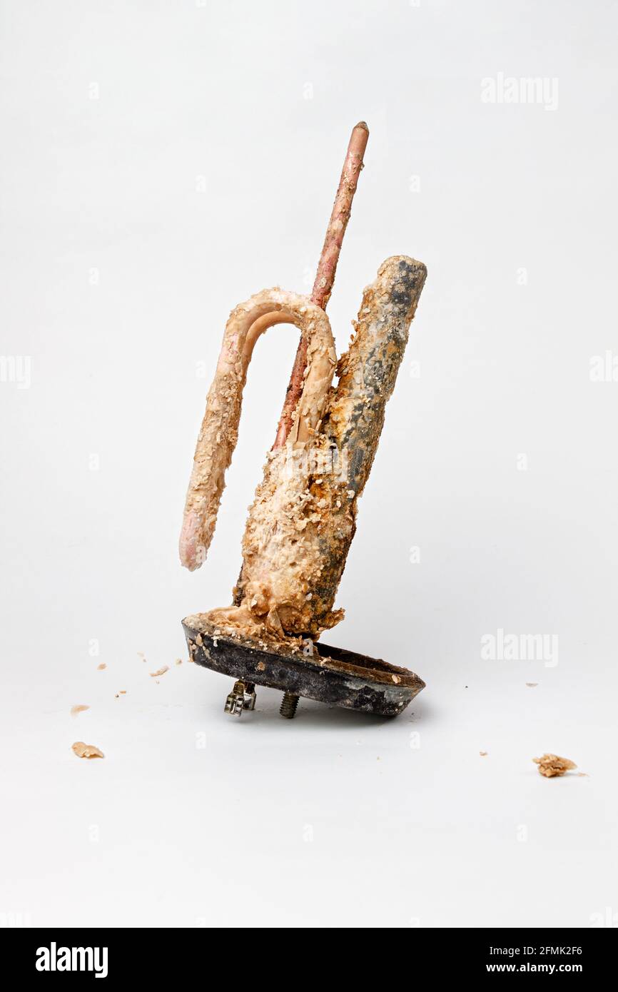 Old heating element for heating water in domestic water heaters and ...