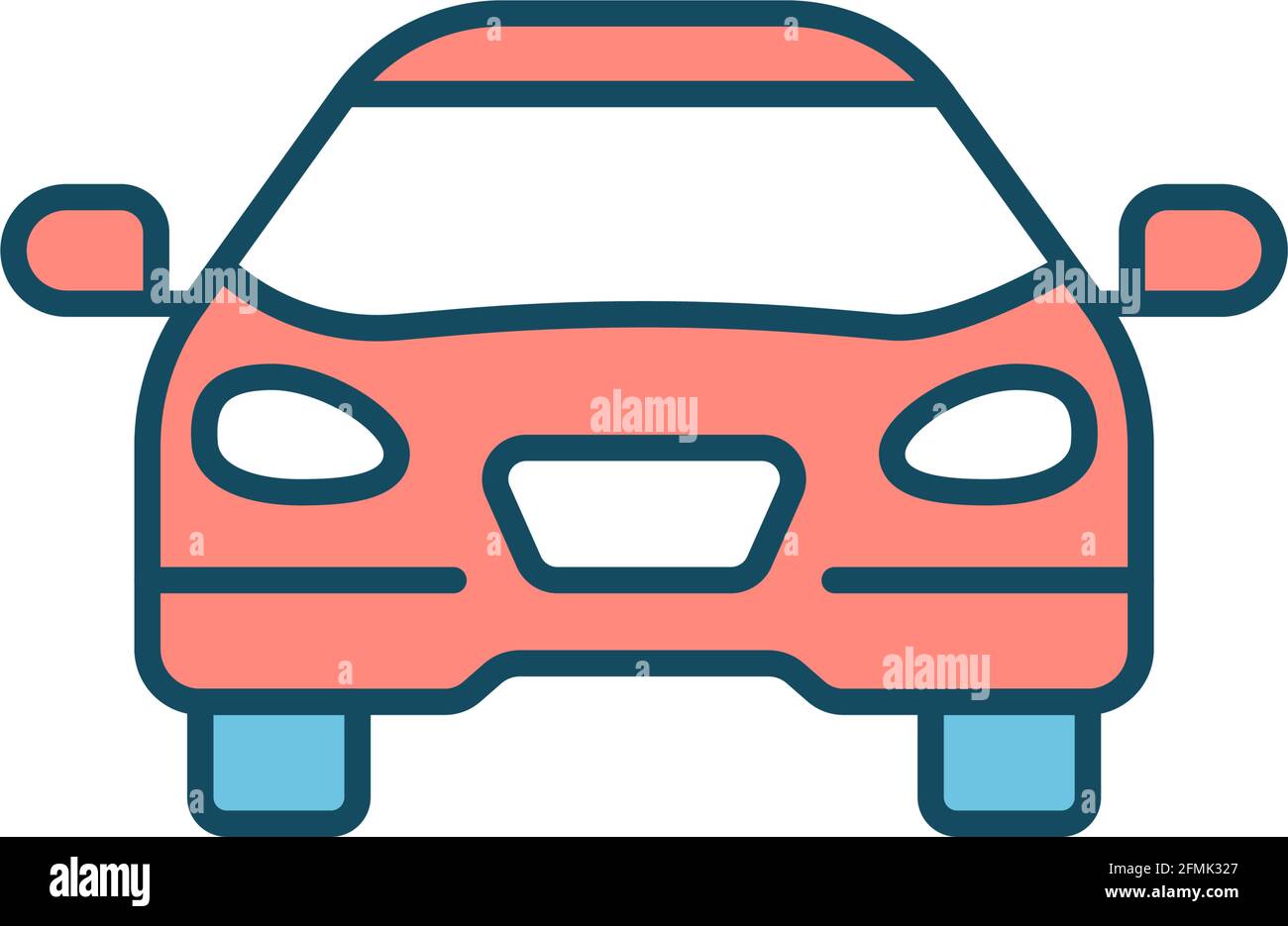 Car driving RGB color icon Stock Vector Image & Art - Alamy