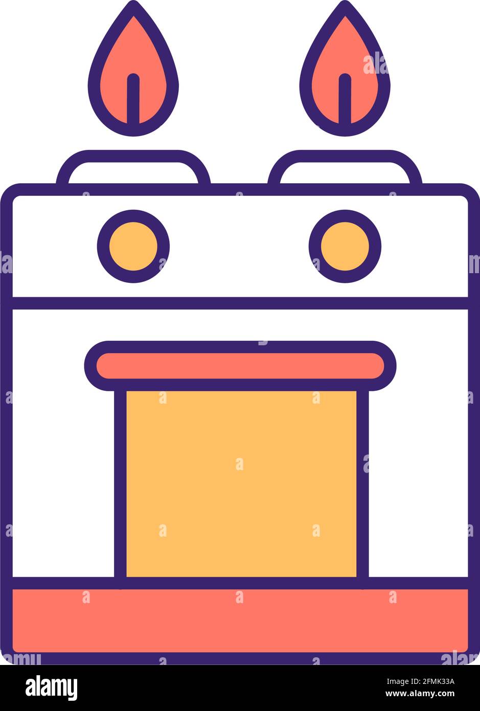 Indoor cooking stove Cut Out Stock Images & Pictures - Alamy