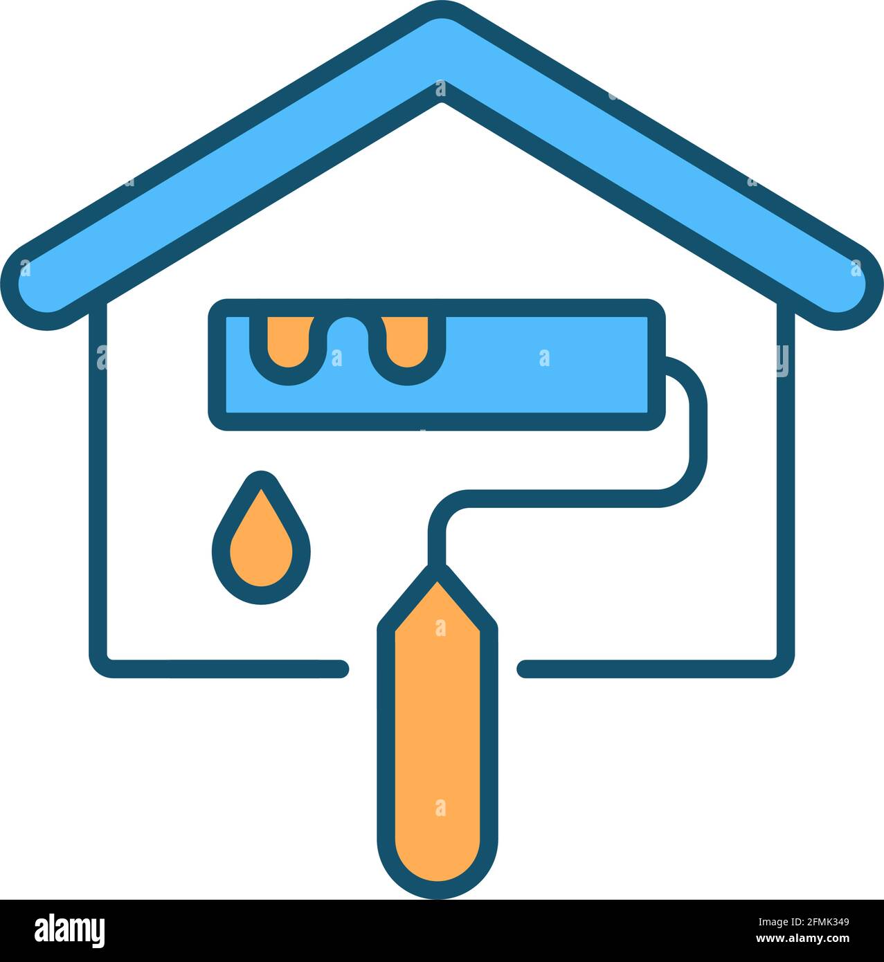 Ceiling restoration Stock Vector Images - Alamy