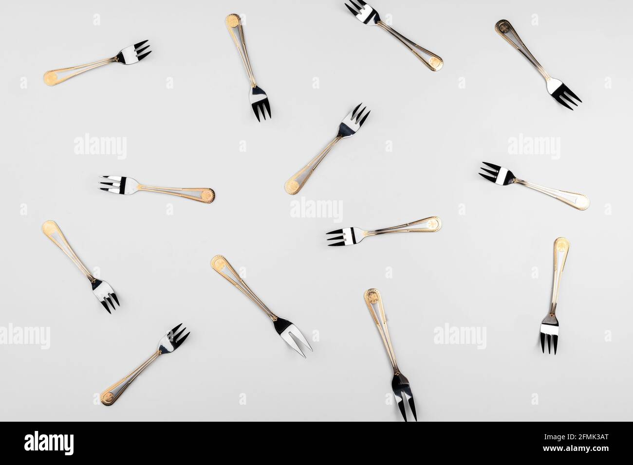 Background of cutlery, set of cutlery on white background Stock Photo ...