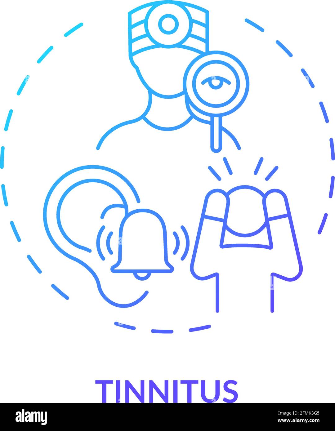 Tinnitus illustration Stock Vector Images - Alamy