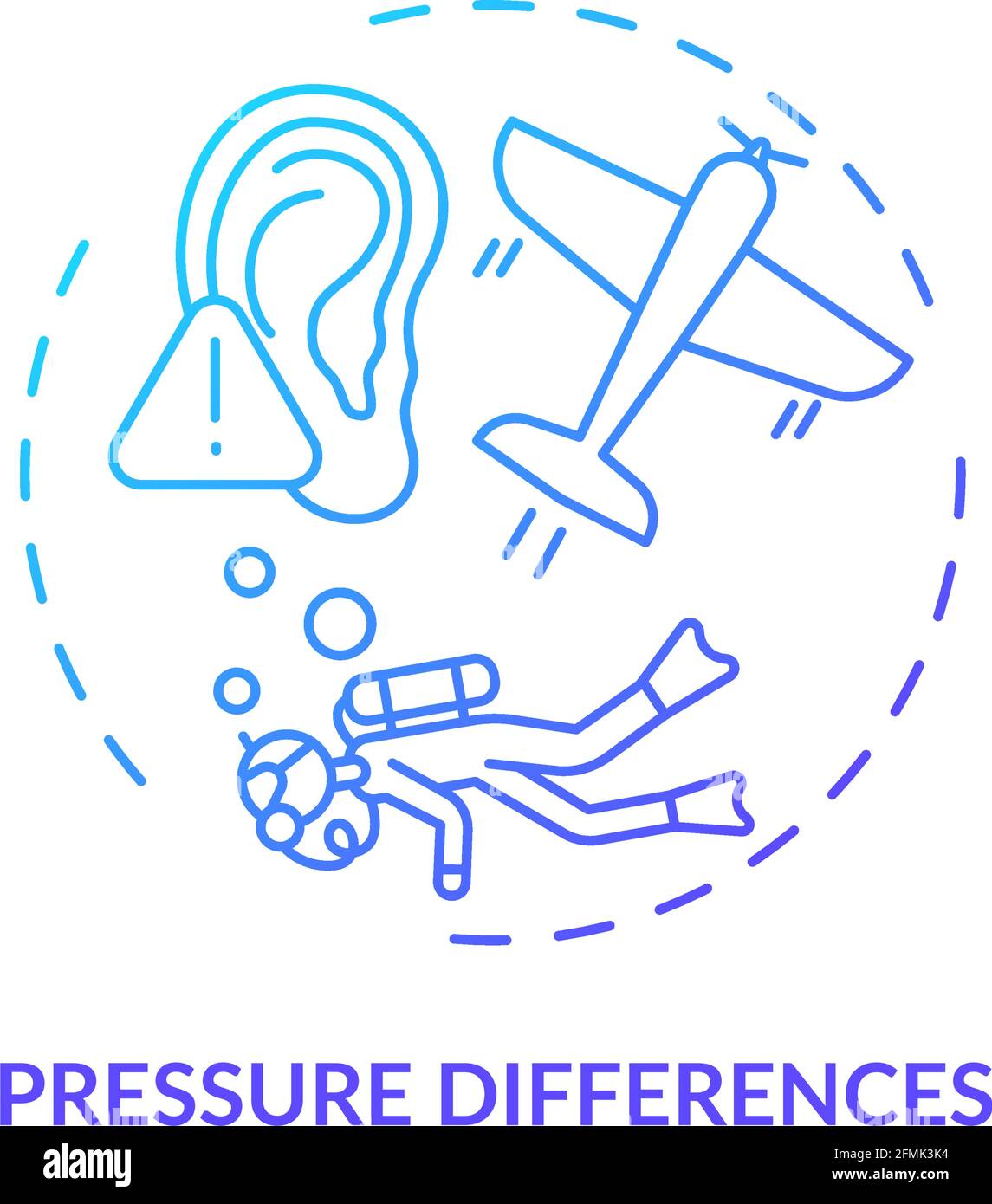 Pressure differences concept icon Stock Vector Image & Art - Alamy