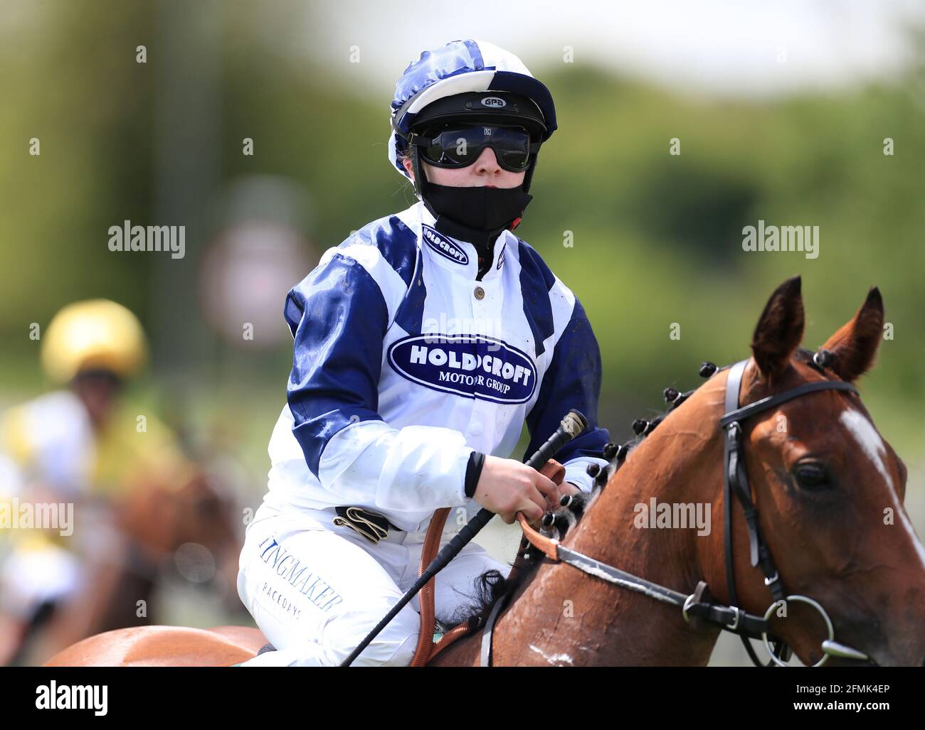 Jockey Laura Pearson after the EBF Maiden Stakes at Catterick Bridge ...