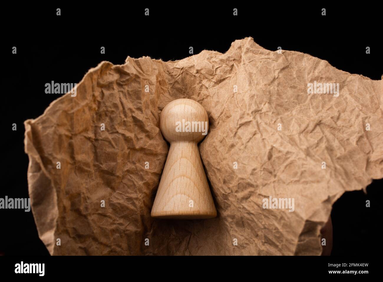 Little tiny man person figurine in view Stock Photo - Alamy