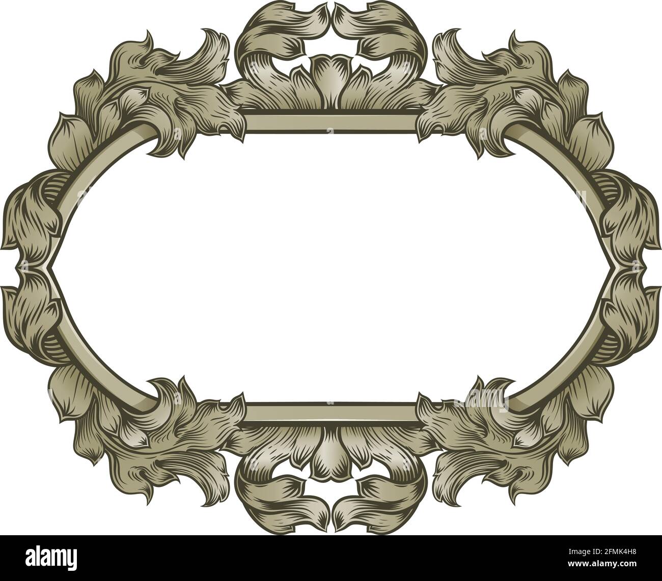 Filigree Frame Drawing