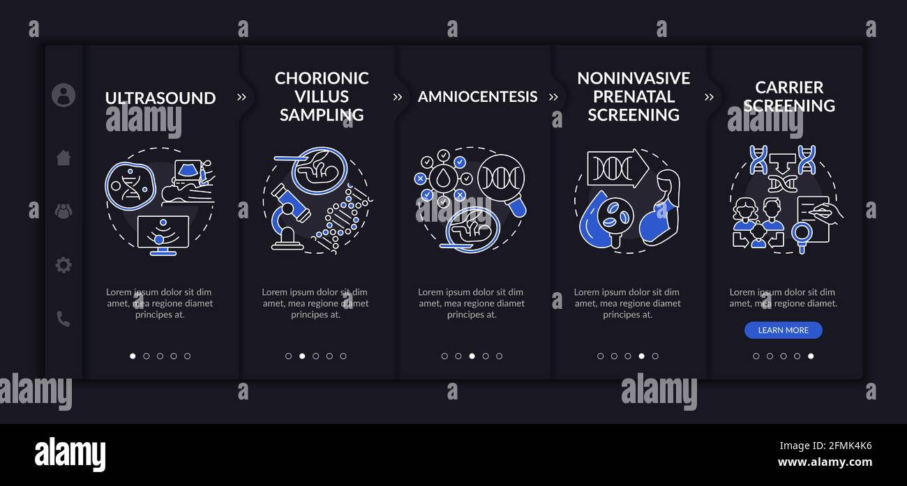 Genetic Diseases Testing Onboarding Vector Template Stock Vector Image And Art Alamy