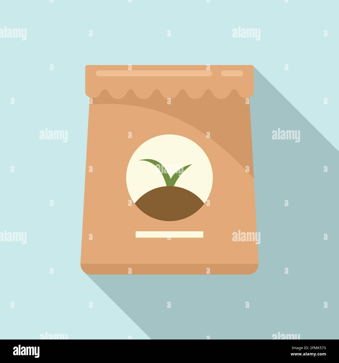 Fertilizer bag icon, flat style Stock Vector Image & Art - Alamy