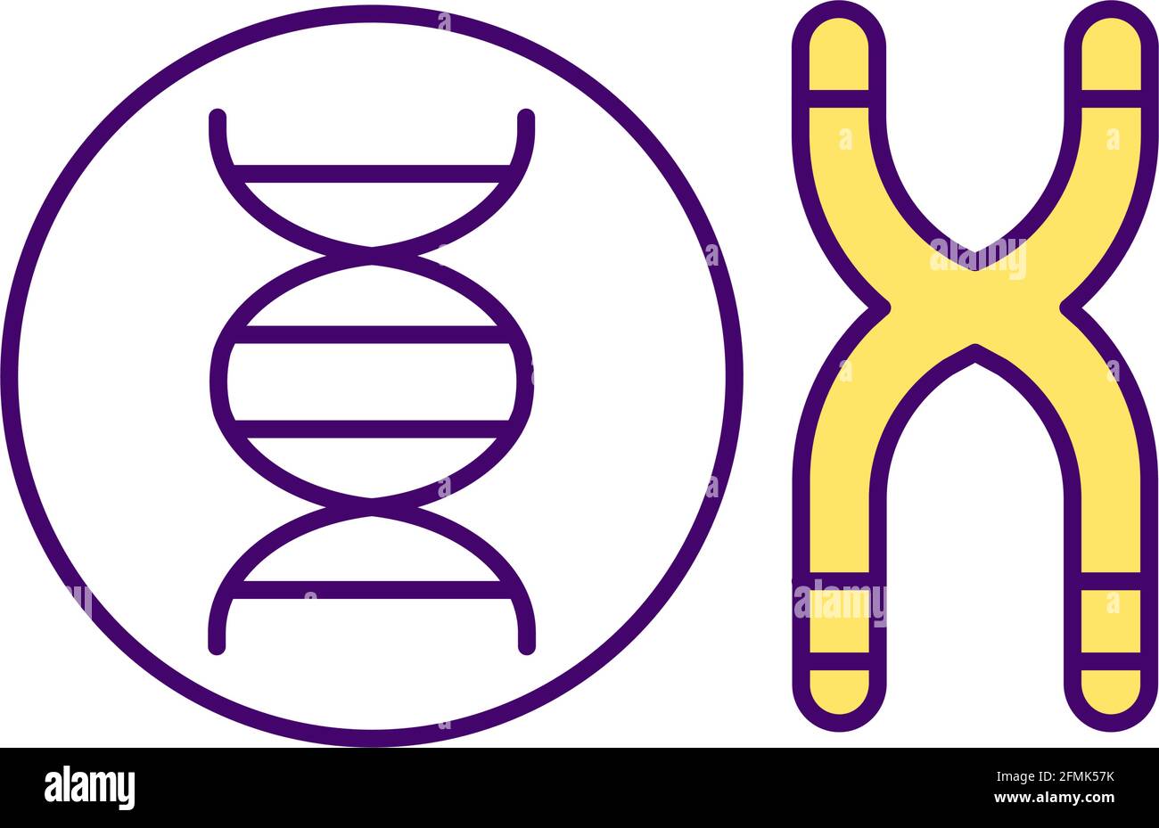 Genetic disorder RGB color icon Stock Vector Image & Art - Alamy