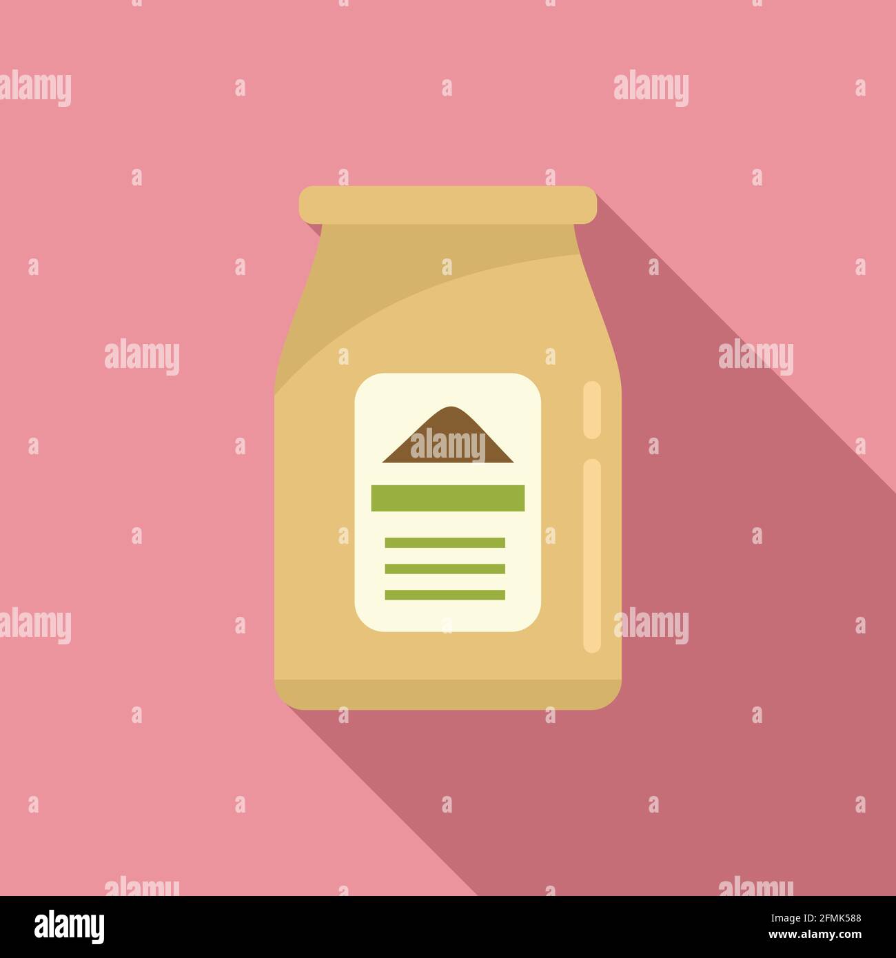 Bio compost pack icon, flat style Stock Vector Image & Art - Alamy