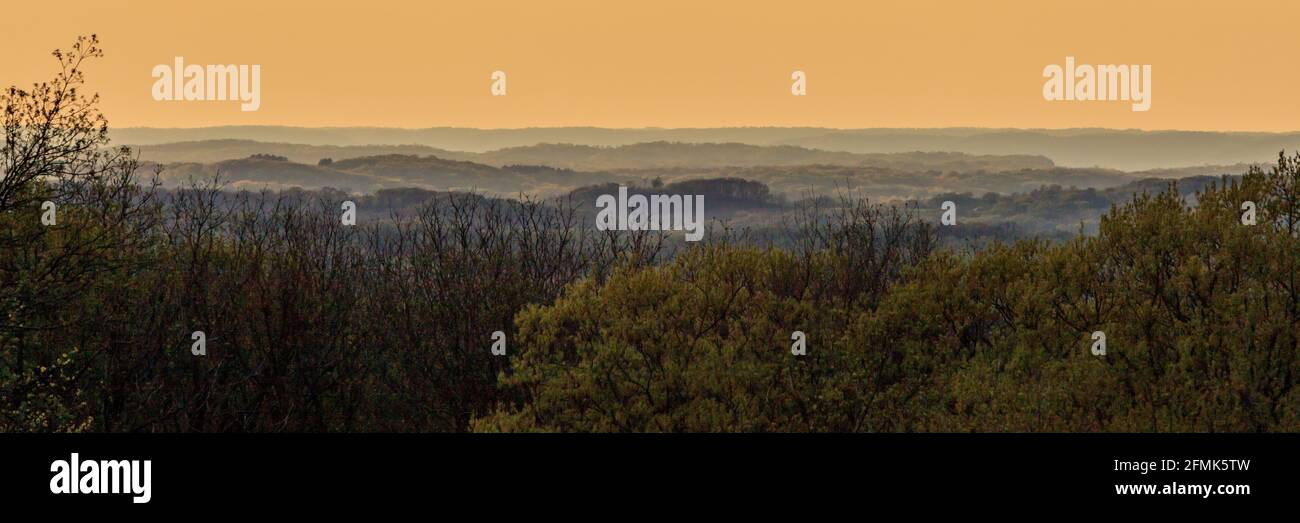 View of the Wisconsin River valley. May 7th, 2021 Stock Photo - Alamy
