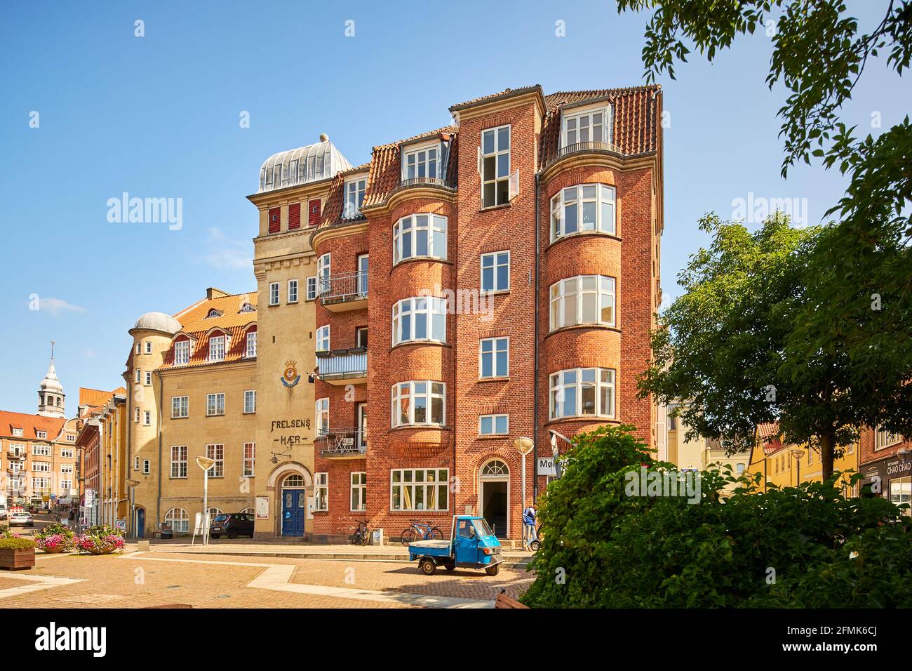 a old european traditional building in denmark Stock Photo - Alamy