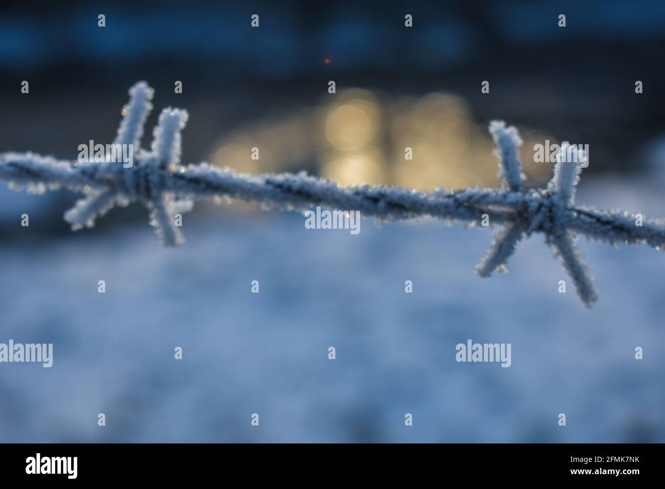 Ice cold wire Stock Photo - Alamy