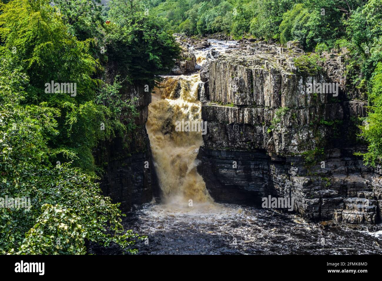 High Force Waterfall Stock Photo - Alamy