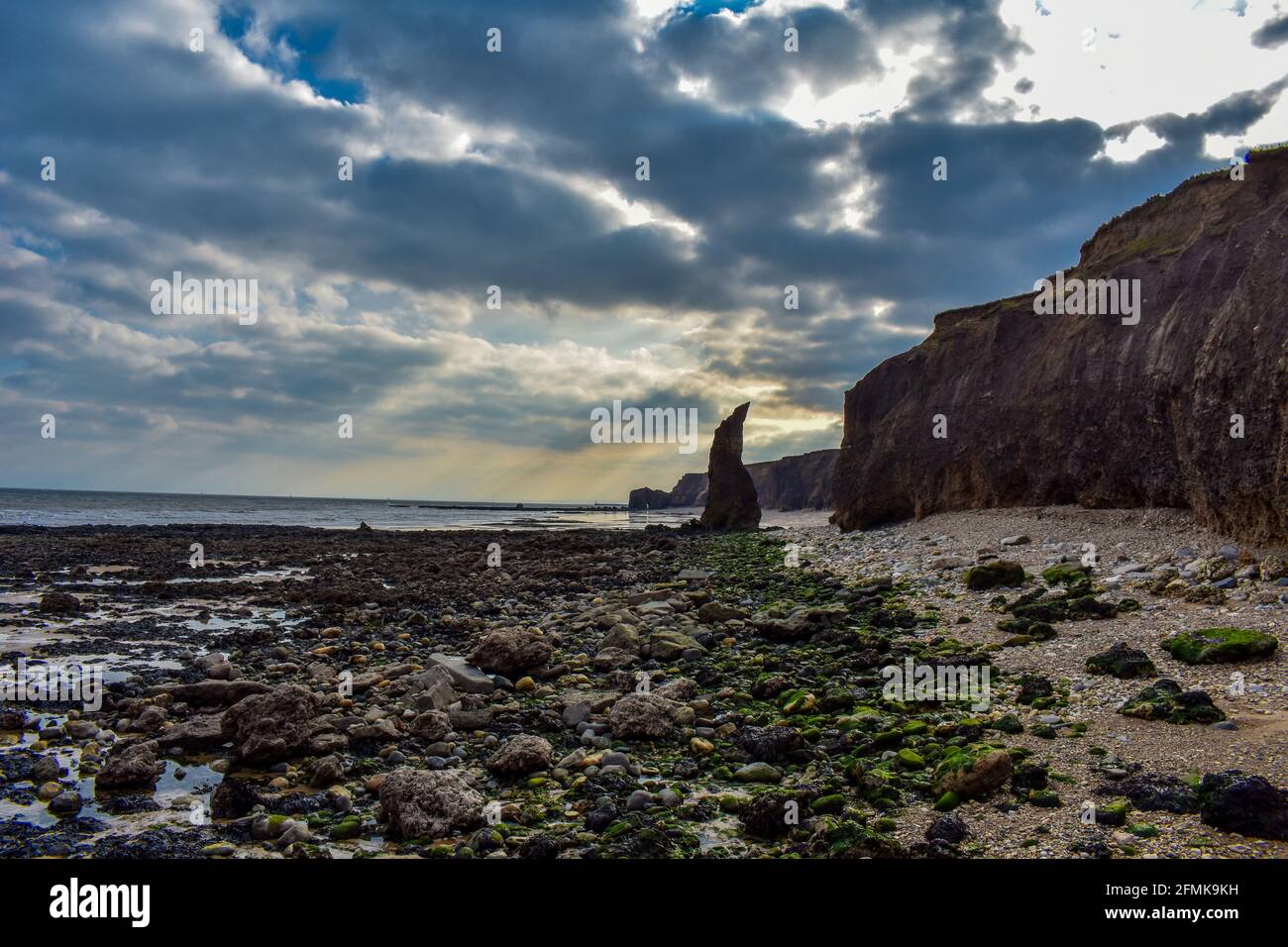 Sea Stack at Chemical Beach Stock Photo - Alamy