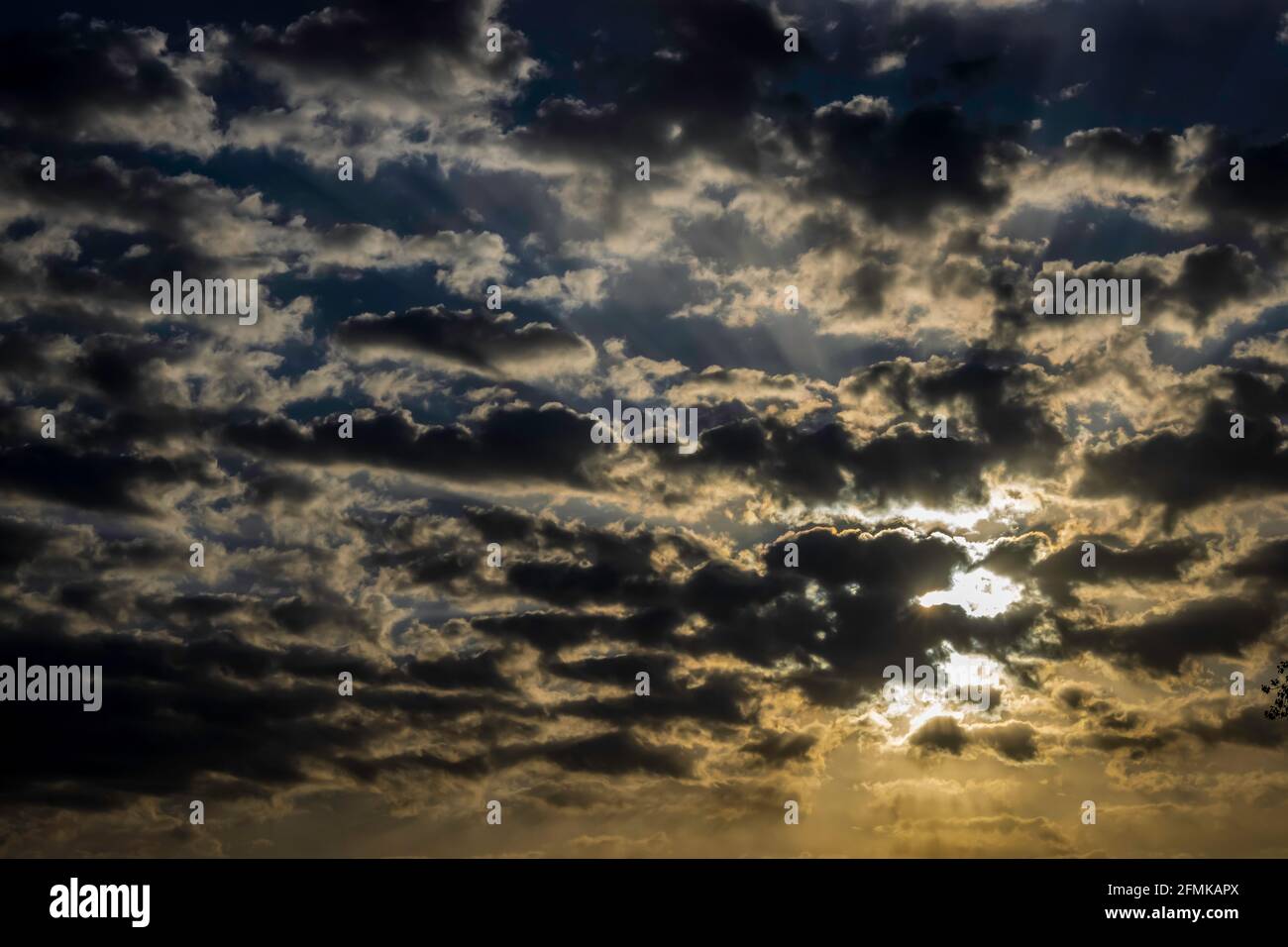 A beautiful morning sky with clouds Stock Photo - Alamy