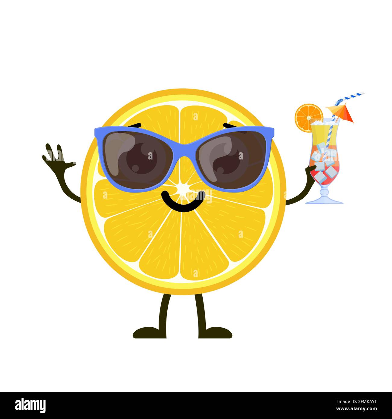Cute and funny lemon character Stock Vector Image & Art - Alamy