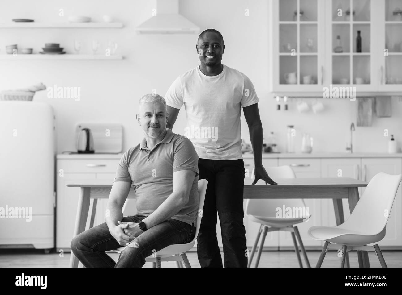 Be safe during covid-19 lockdown, stay at home, multiracial family or ...