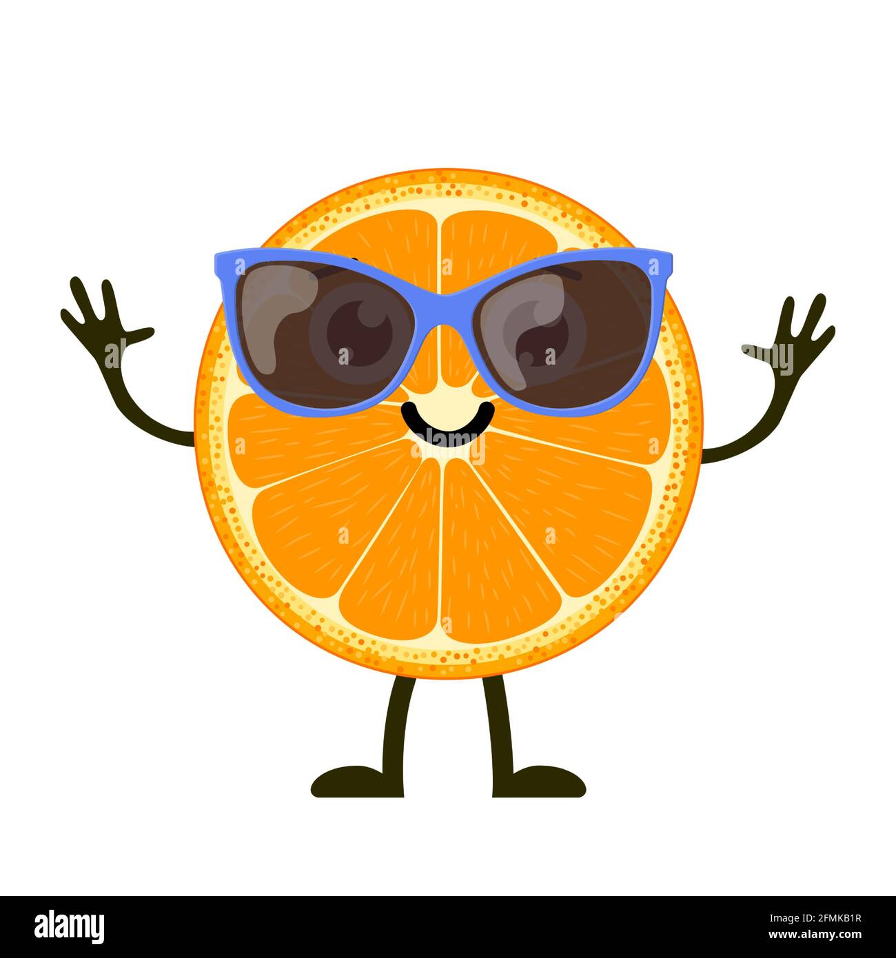 Cute and funny orange character Stock Vector Image & Art - Alamy