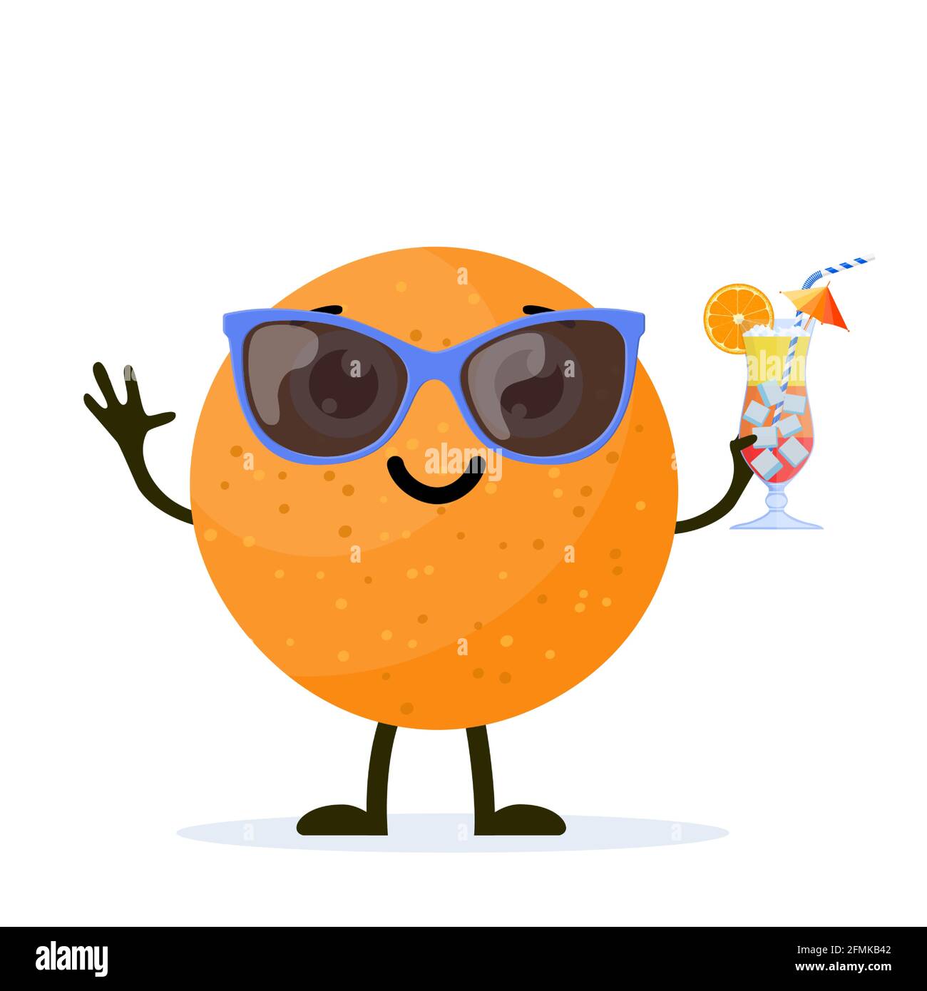 Cute and funny orange character Stock Vector Image & Art - Alamy