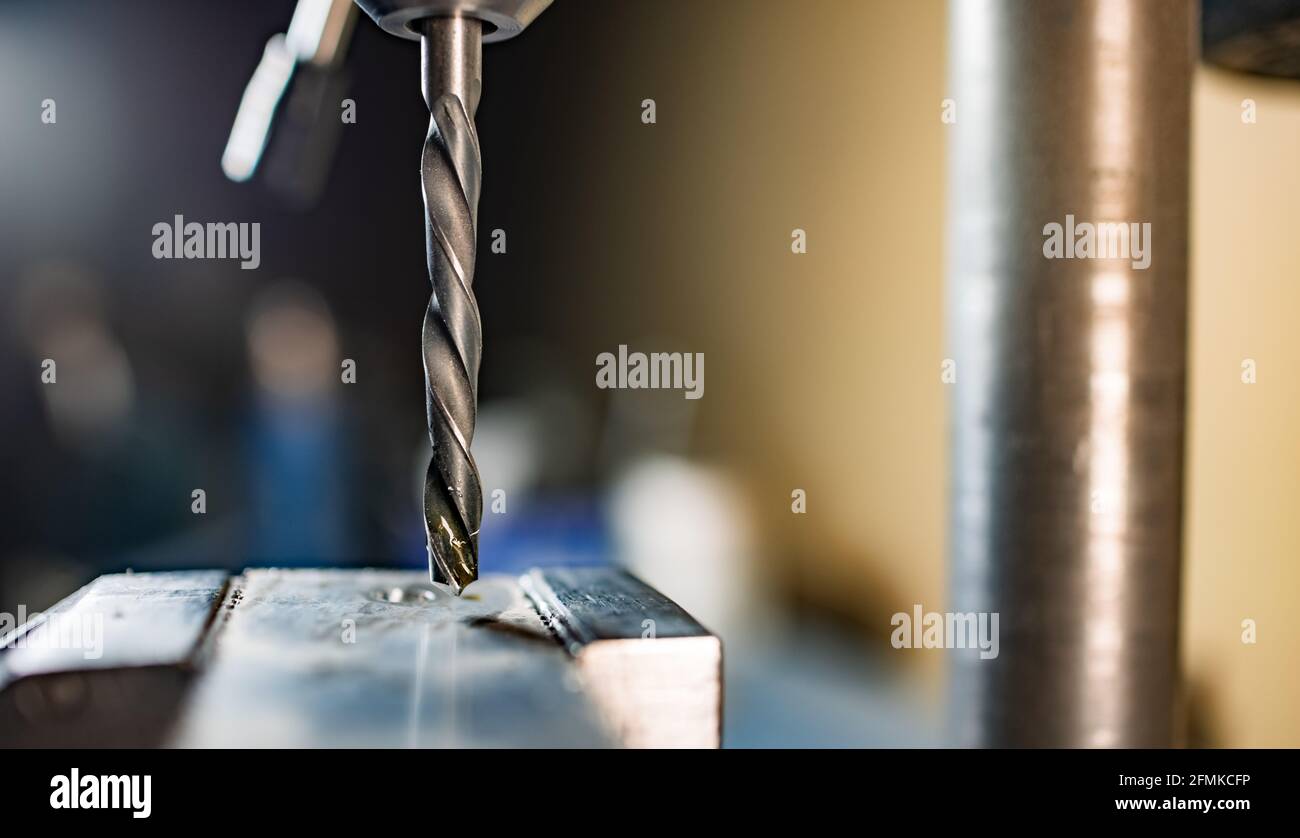 Closeup drill press in hi-res stock photography and images - Alamy
