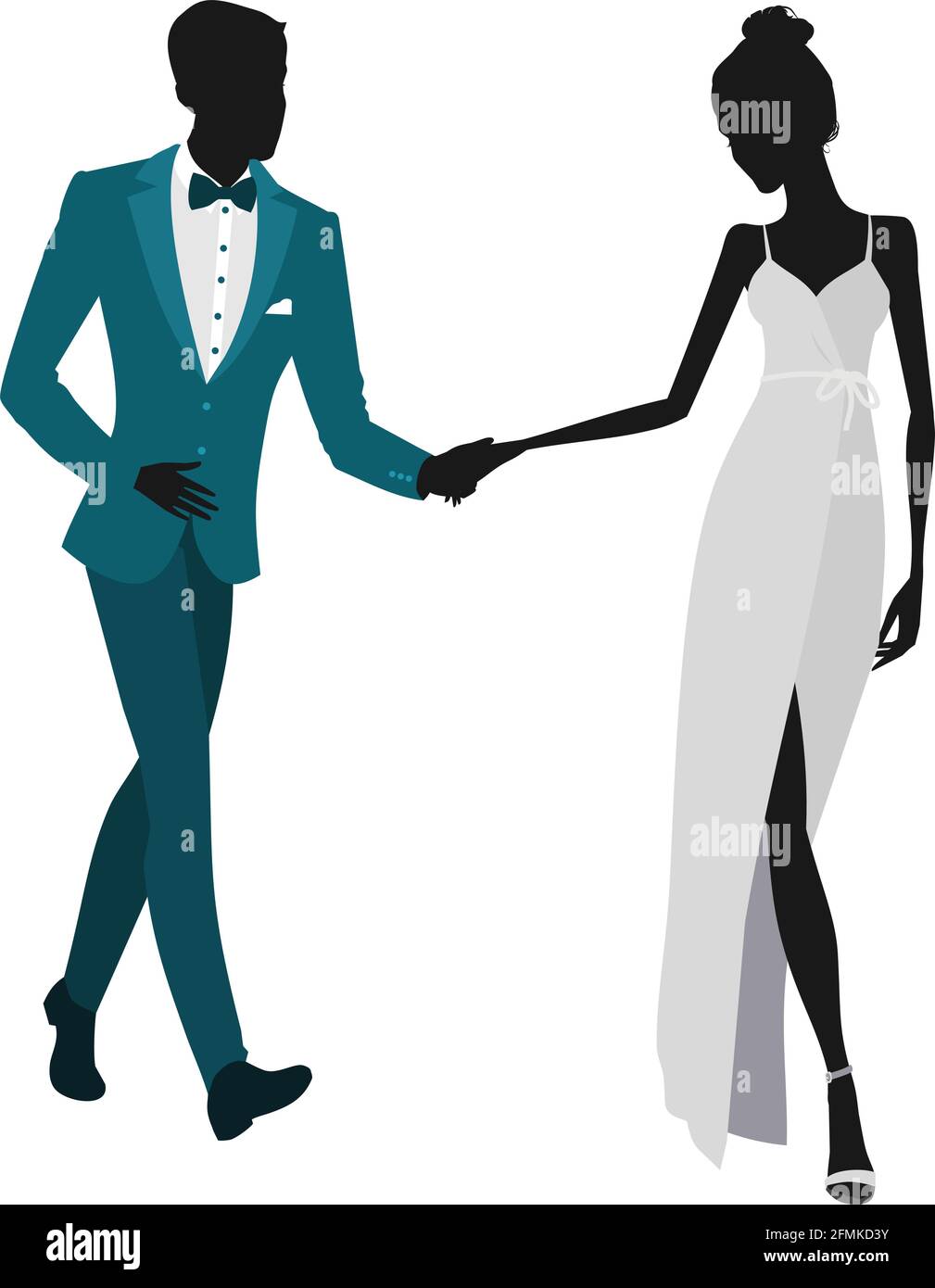 Bride And Groom Dancing Silhouette