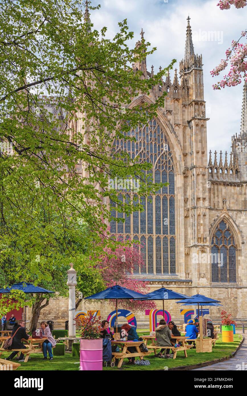 The East end of York Minster with the medieval Great East Window ...